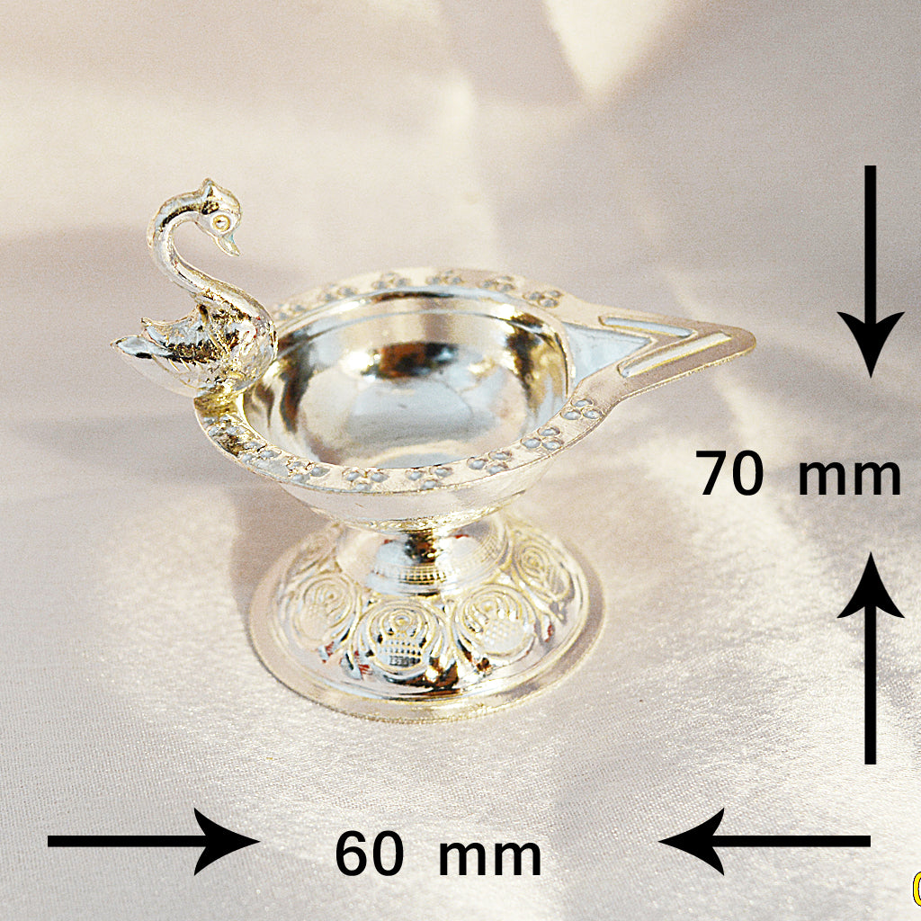 835 Hallmark Silver Peacock Lamp – iskiuski.com