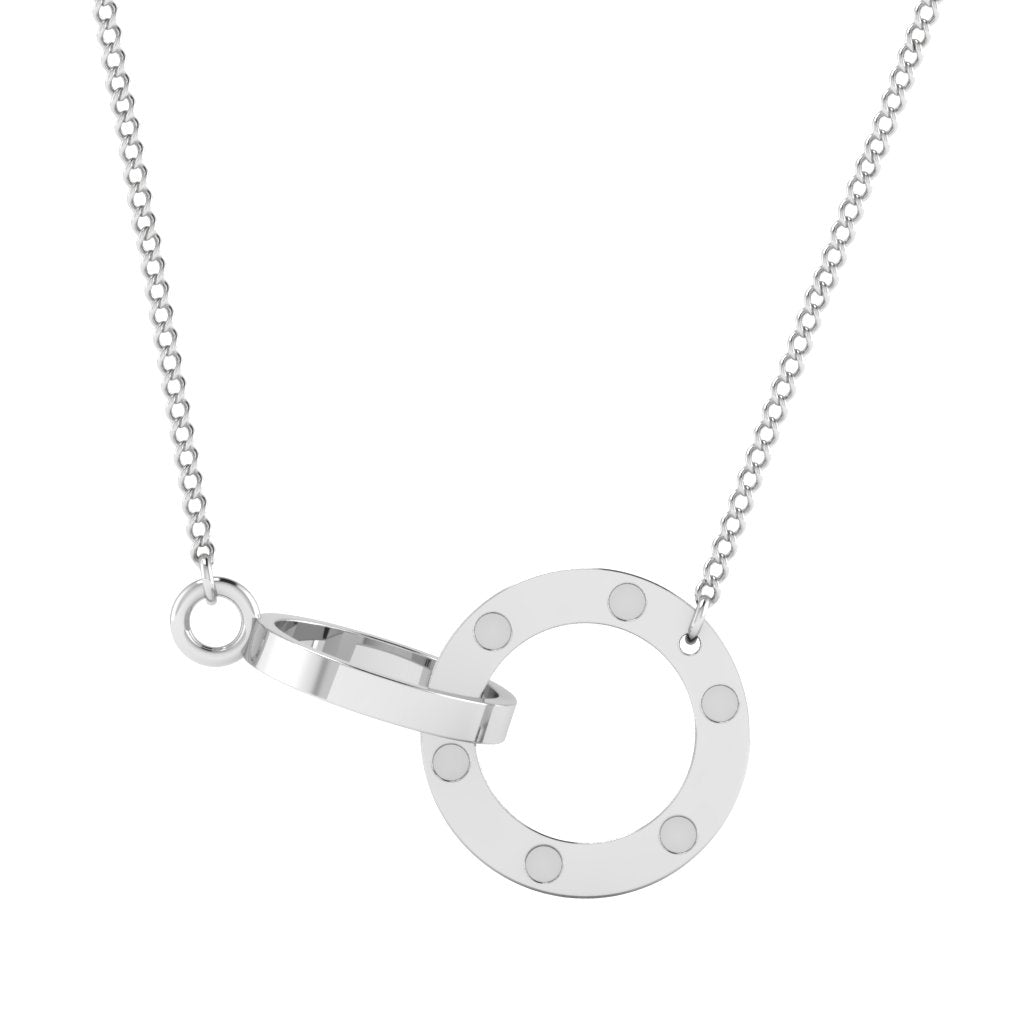 The Riley Hallmark Silver Pendant with Chain – iskiuski.com